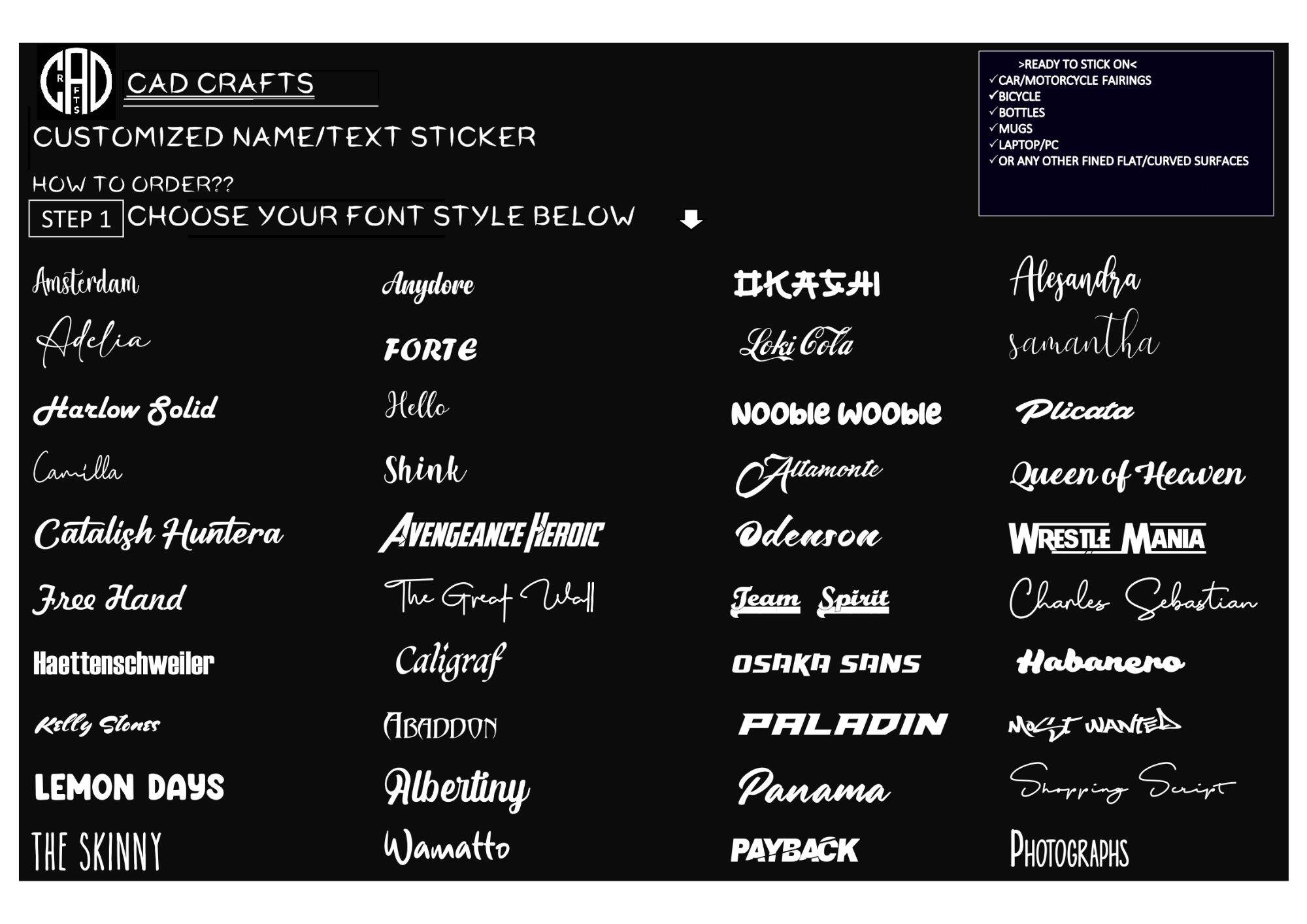 Customized / Personalized Name Sticker | Lazada PH