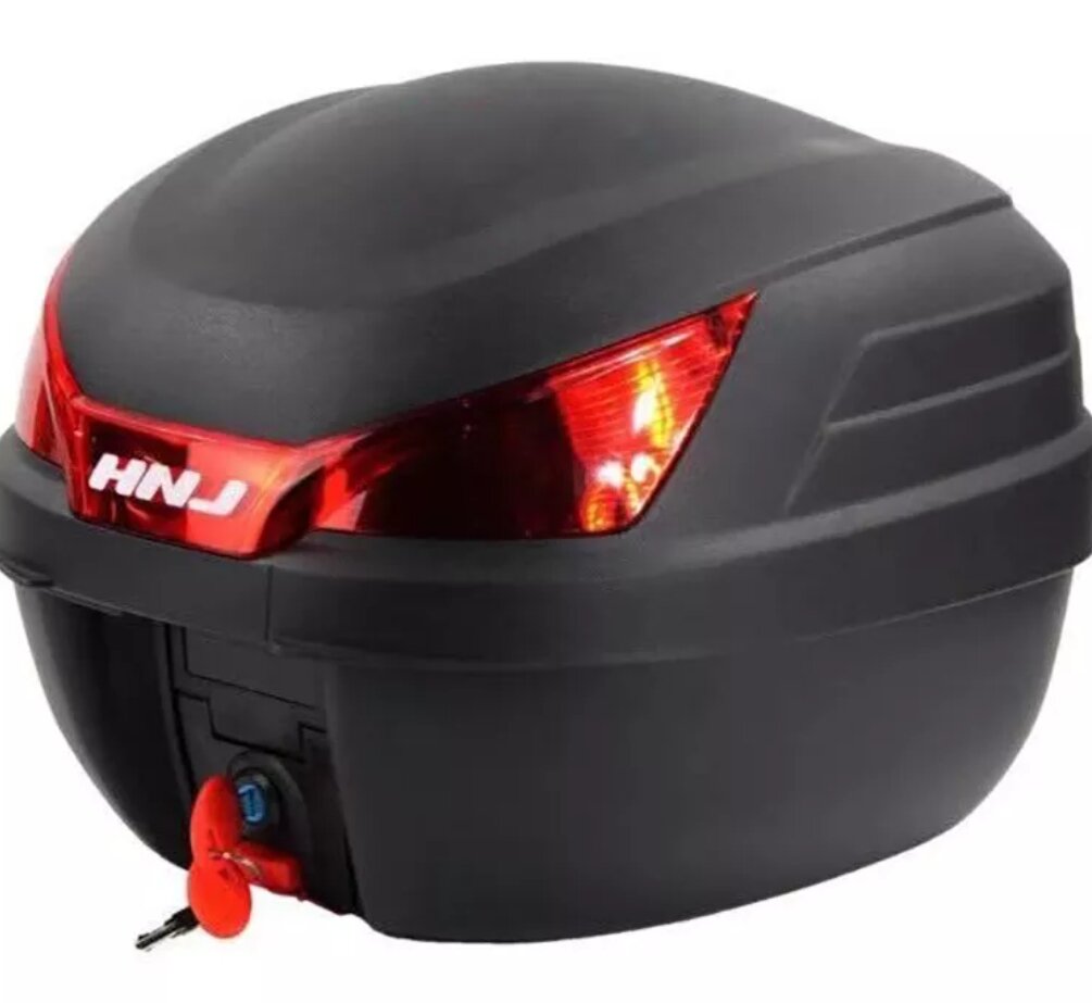hnj motorcycle compartment box ubox 30Ltr with Base plate | Lazada PH