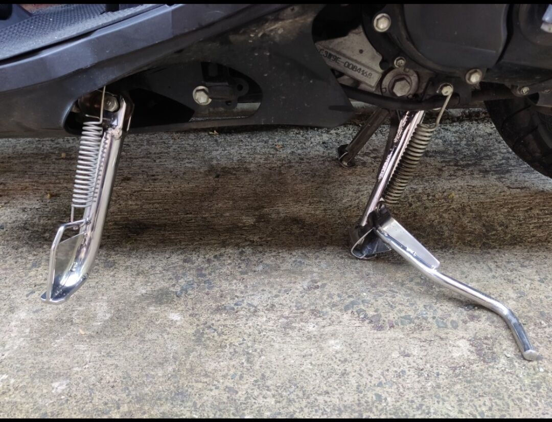 Yamaha m3/ mio i/ mio soul 125 stainless center stand and side stand ...