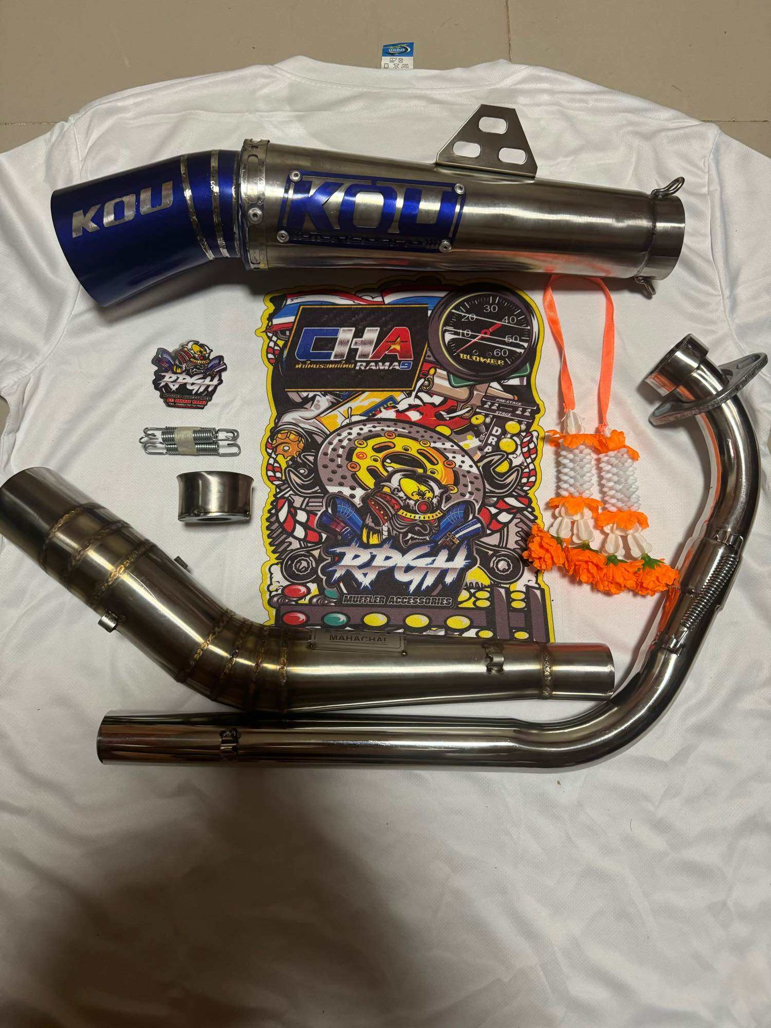 KOU MAHACHAI BIG TIP/ WORM TIP OPEN PIPE 51mm-63mm TUBE TYPE HIGH ...