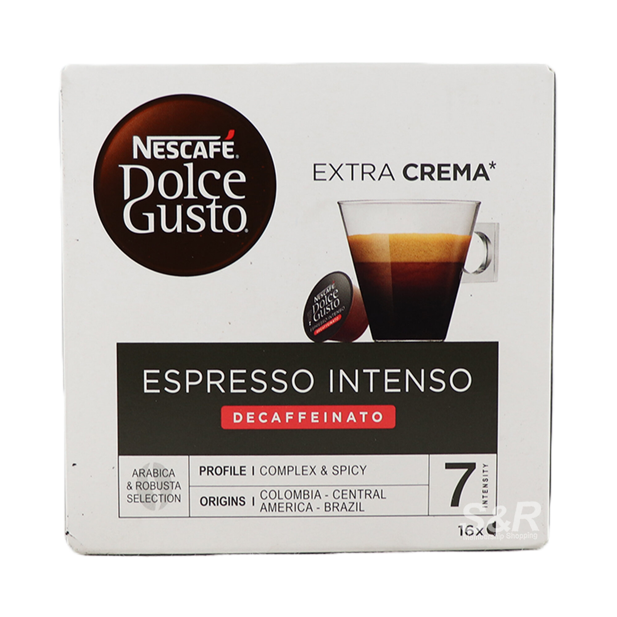 Nescafe Dolce Gusto Espresso Intenso Decaffeinated Coffee 16 pcs ...