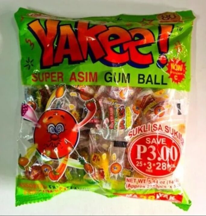 YAKEE SUPER ASIM GUM BALL | 25 PIECESFOR 1 PACK | Lazada PH