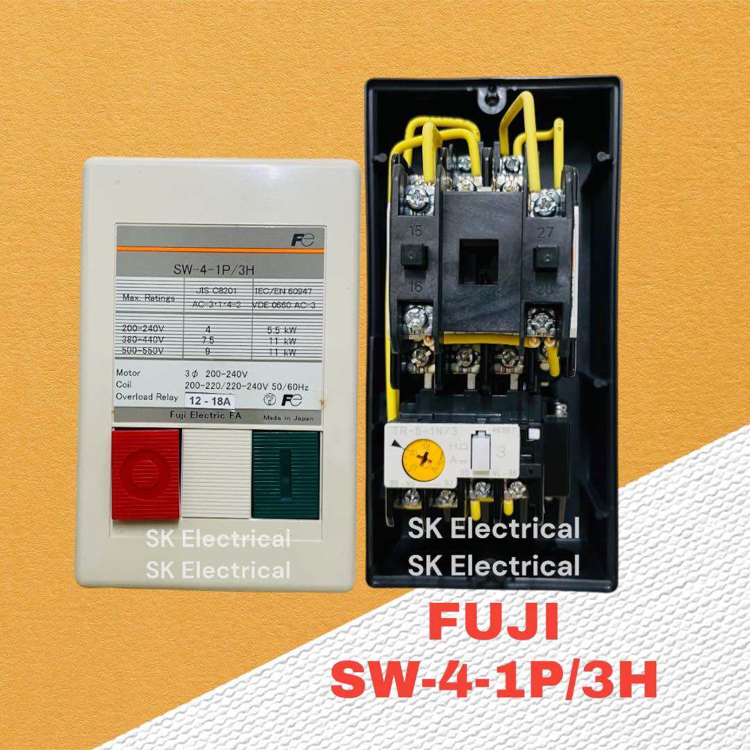 FUJI SW-4-1P/3H Magnetic Switch | Magnetic Starter | SK Electrical | Lazada PH
