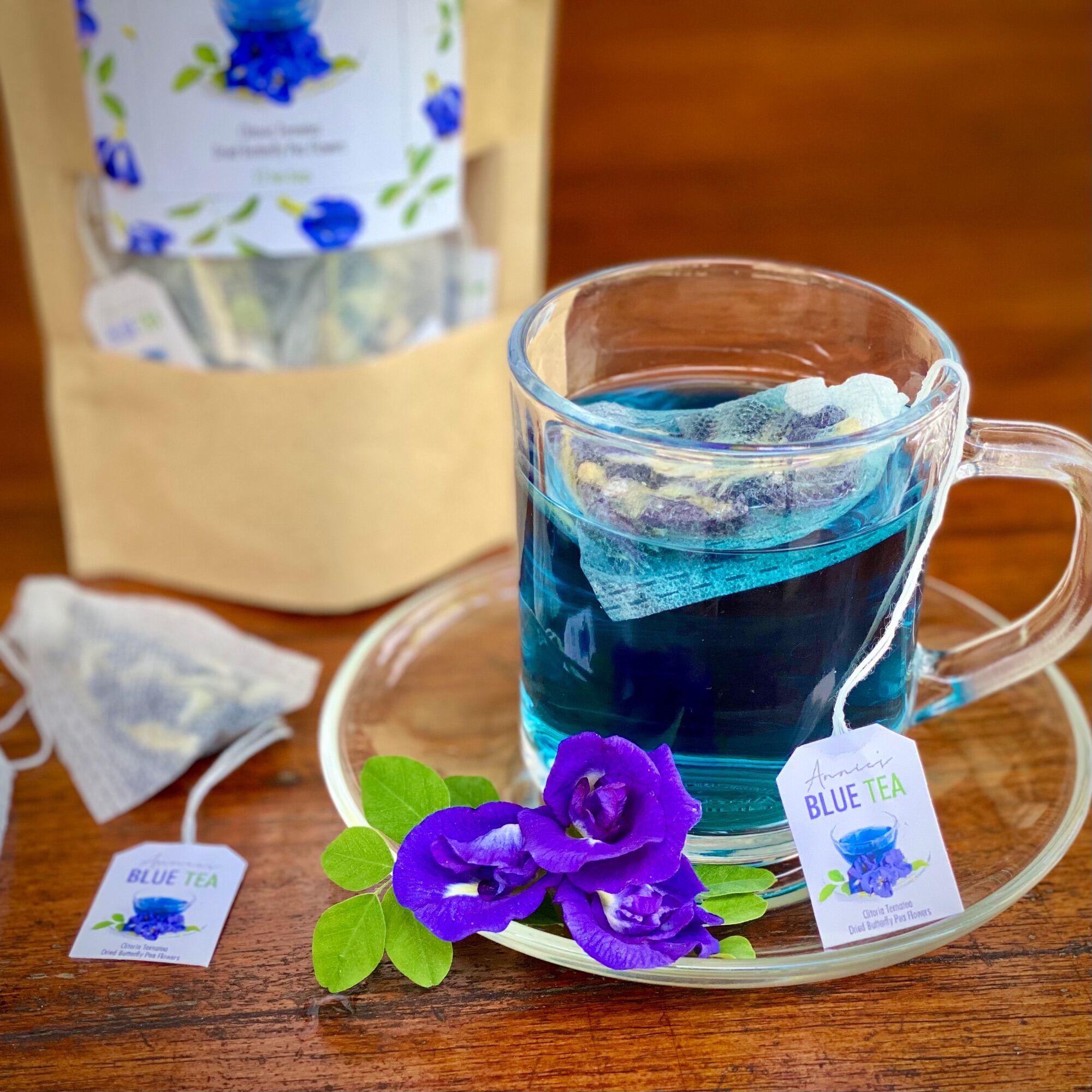 Organic Dried Butterfly Pea Flowers - Clitoria Ternatea - Blue Ternate ...