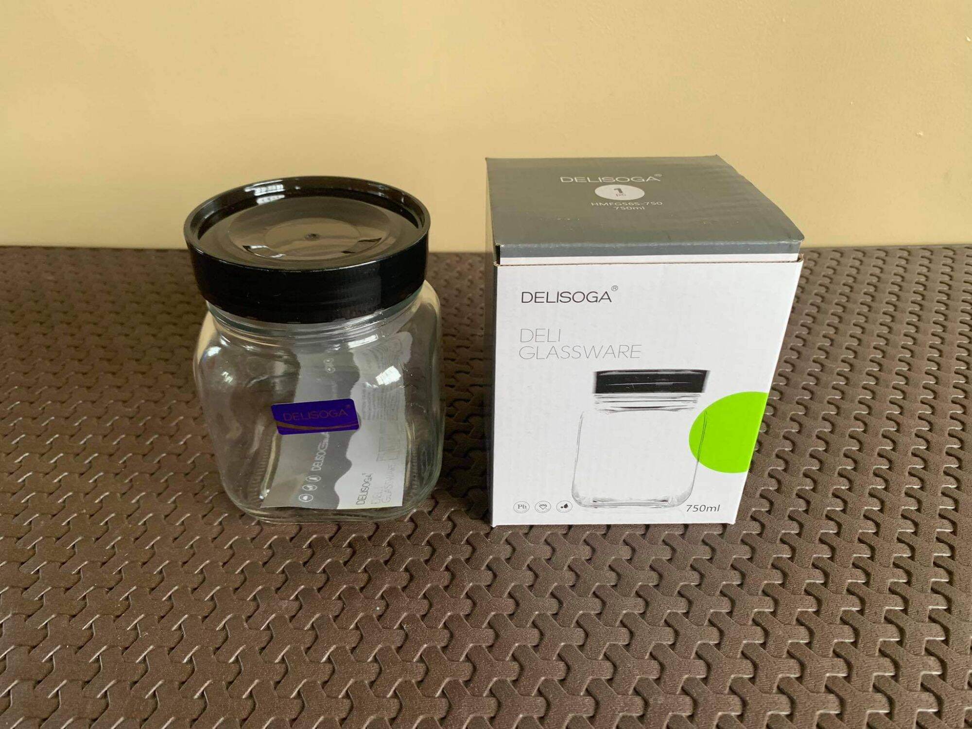 DELISOGA Glass Container 750ml (HMFG6S-750) | Lazada PH