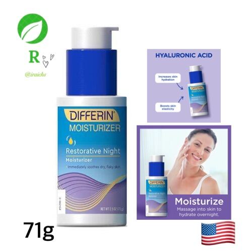 Bestseller! Differin Restorative Night Moisturizer with Hyaluronic Acid ...