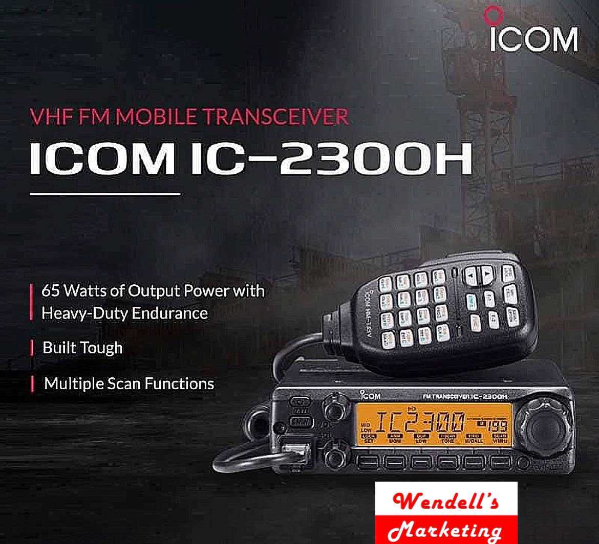 ICOM IC-2300H 65WATTS VHF BASE RADIO ORIGINAL | Lazada PH