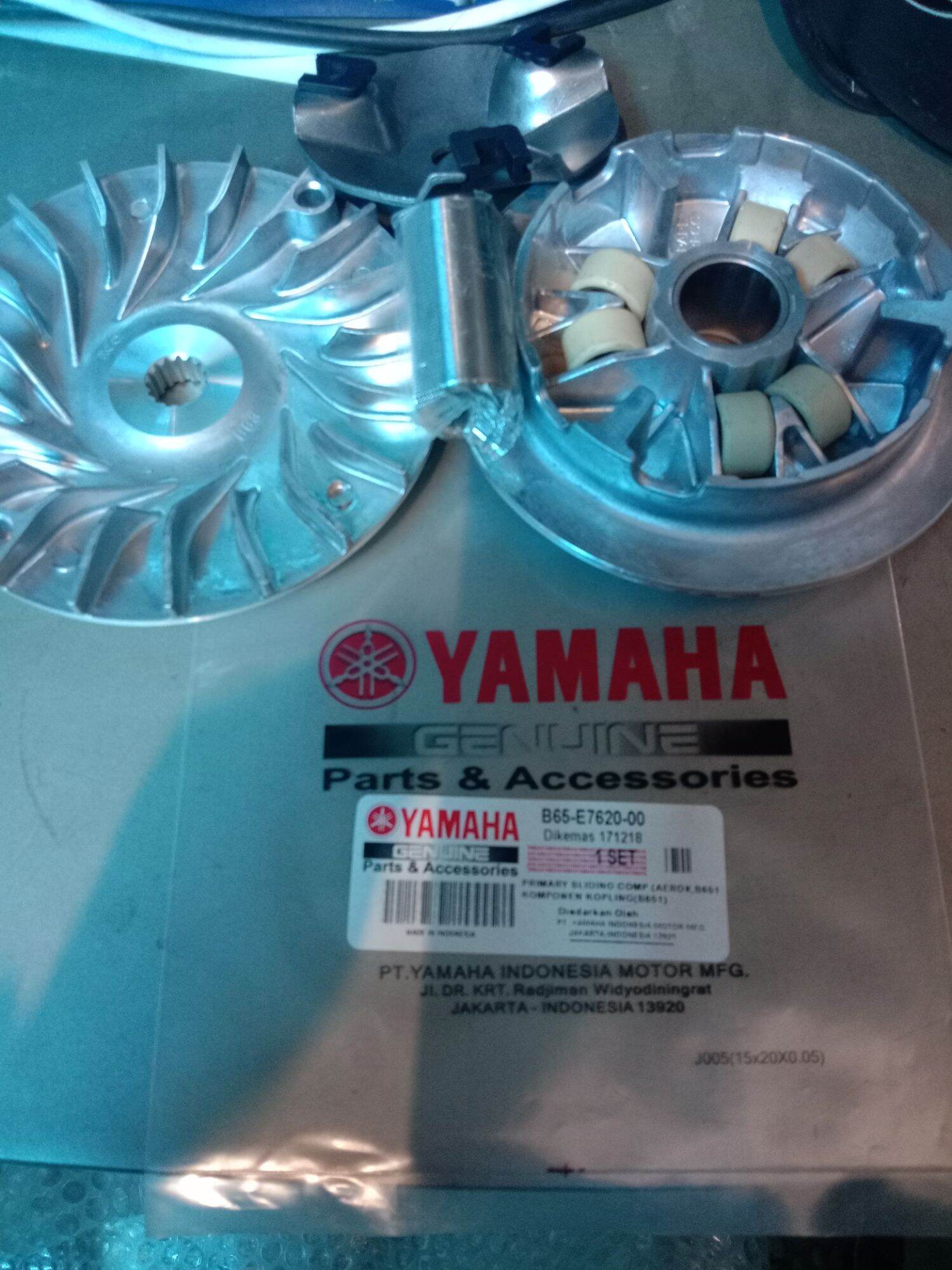 Yamaha genuine pulley set with driveface for (AEROX/NMAX) no.B65-E7620 ...
