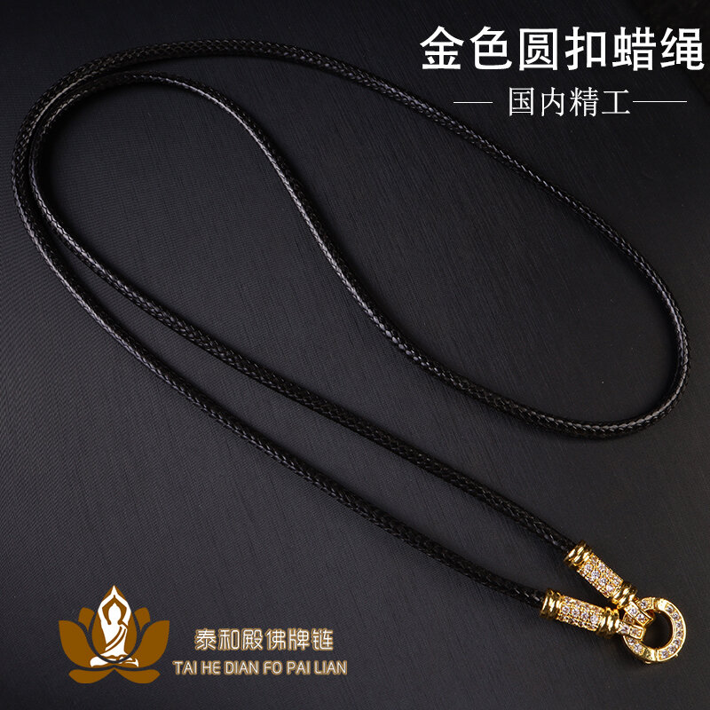 Taiga Original Design Buddha Brand Thai Gold-Inlaid Snake Bone Chain ...