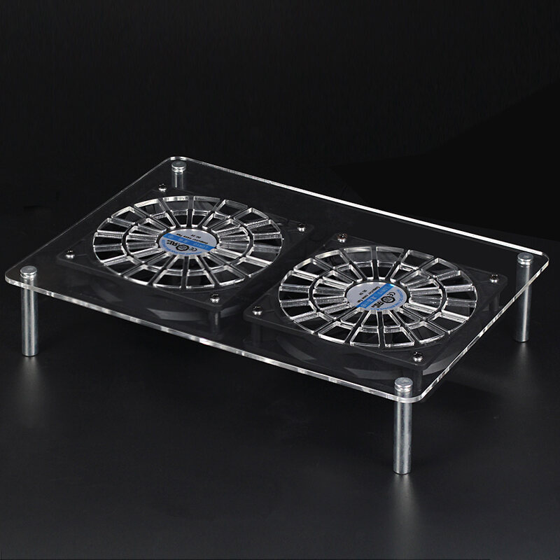 Router Cooling Rack with Fan Mute USB Optical Modem TV Box Universal ...