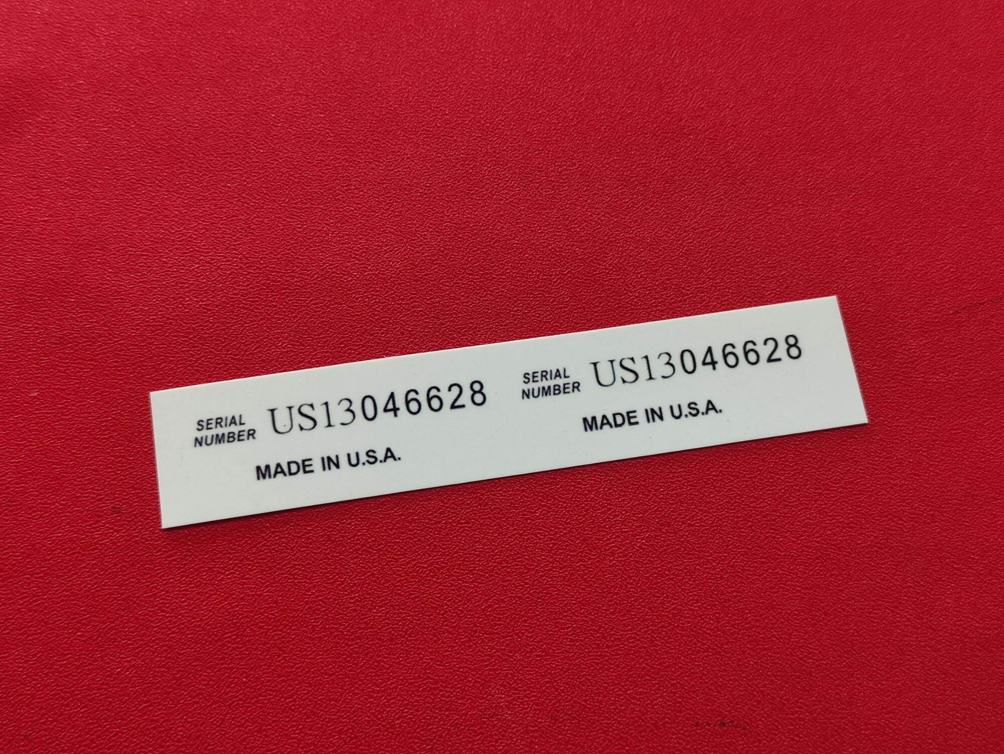 FENDER GUITAR SERIAL NUMBER WATERSLIDE DECAL | Lazada PH