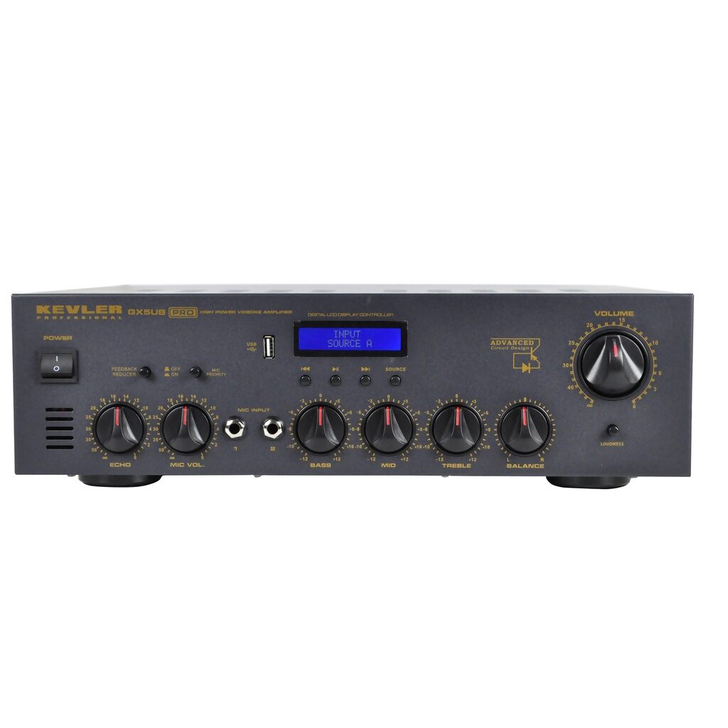 Kevler GX-5UB PRO High Power Videoke Amplifier ( 600 Watts x 2 ...