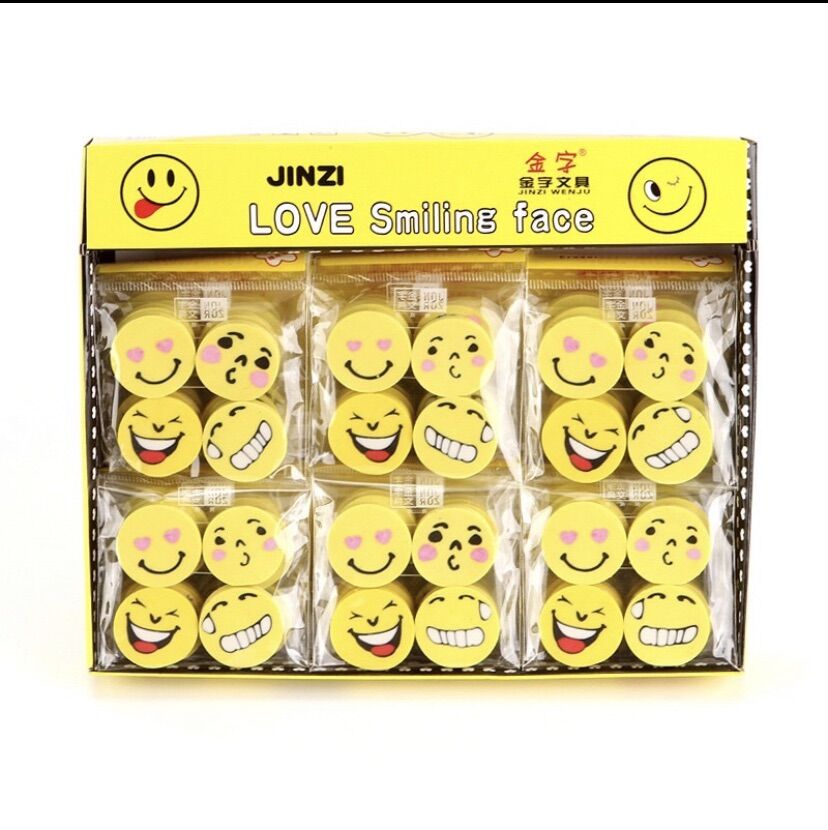 Smiley Eraser 144pcs. | Lazada PH