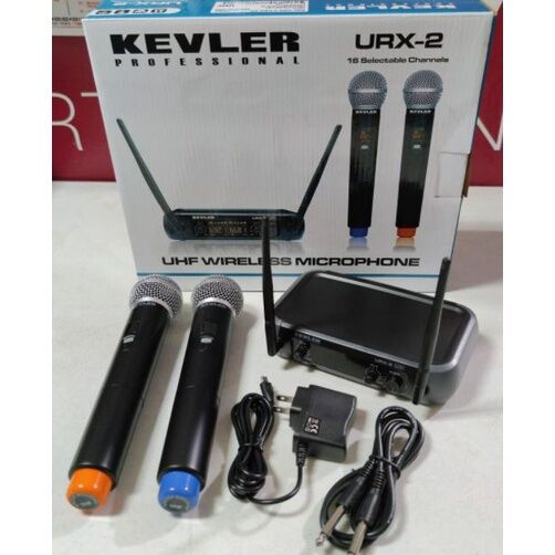 Kevler URX-2H Dual Handheld Wireless Microphone ( UHF ) | Lazada PH