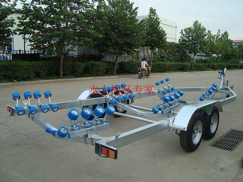 8.5 M FRP Boat Trailer Hot Galvanized Trailer Fishing Boat Lure Boat ...