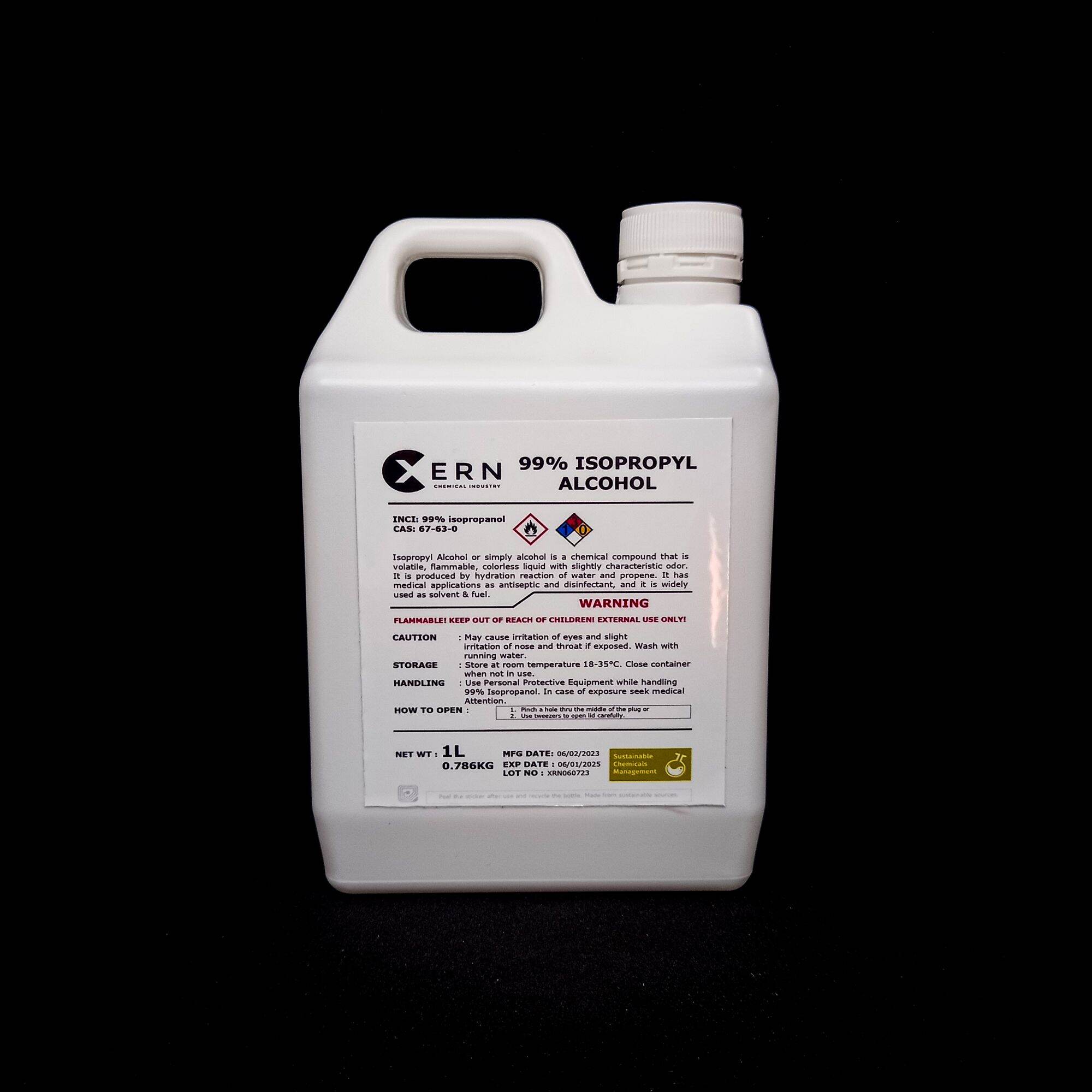 99% Pure Isopropyl Alcohol / IPA / Industrial Solvent 1L | Lazada PH