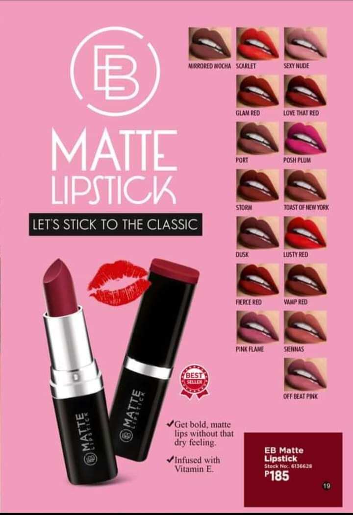 Eb Matte Lipstick 💄 | Lazada PH