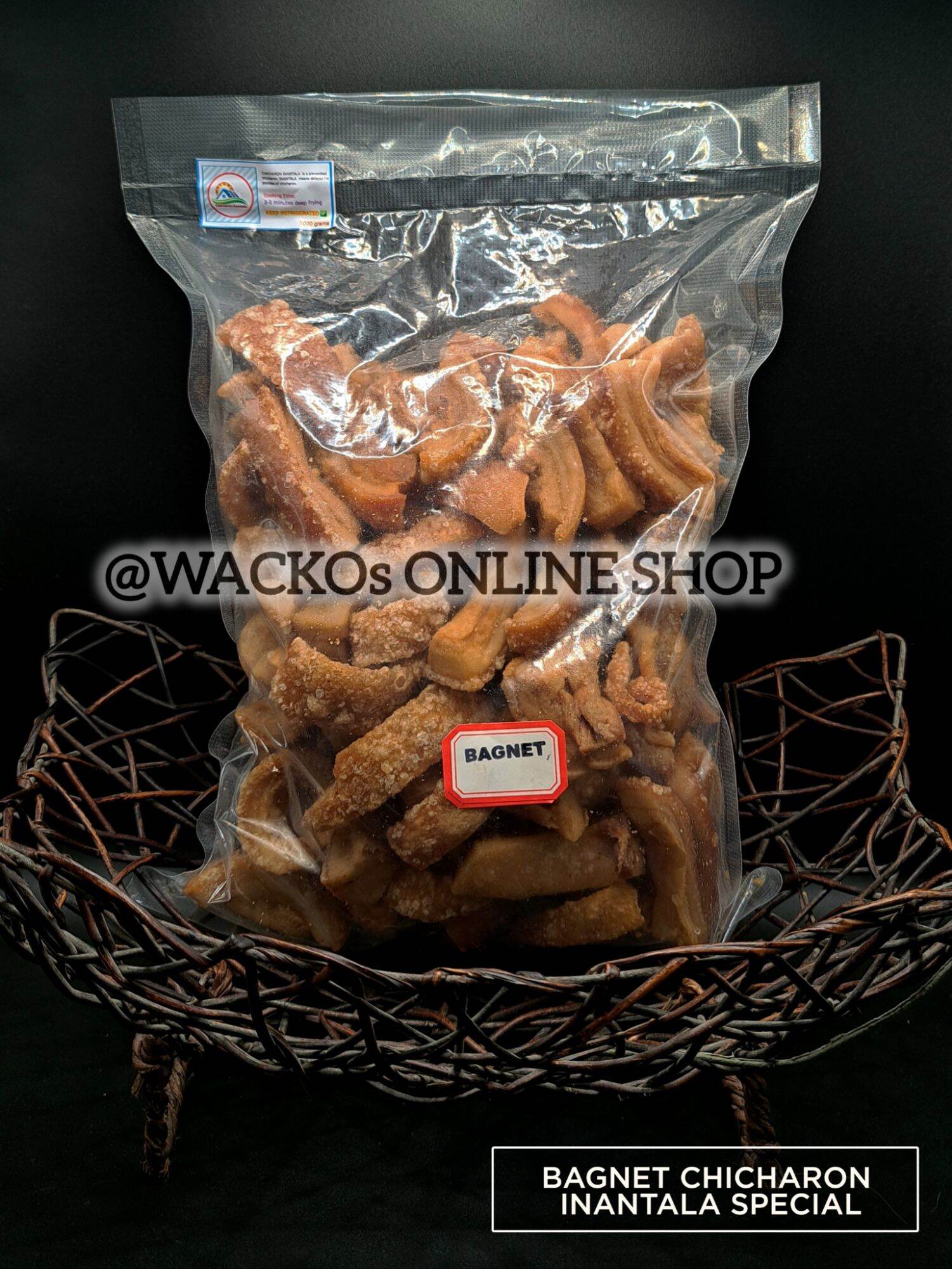 BAGNET Chicharon Inantala SPECIAL ½ kg (PRE-COOKED BAGNET) READY TO FRY ...