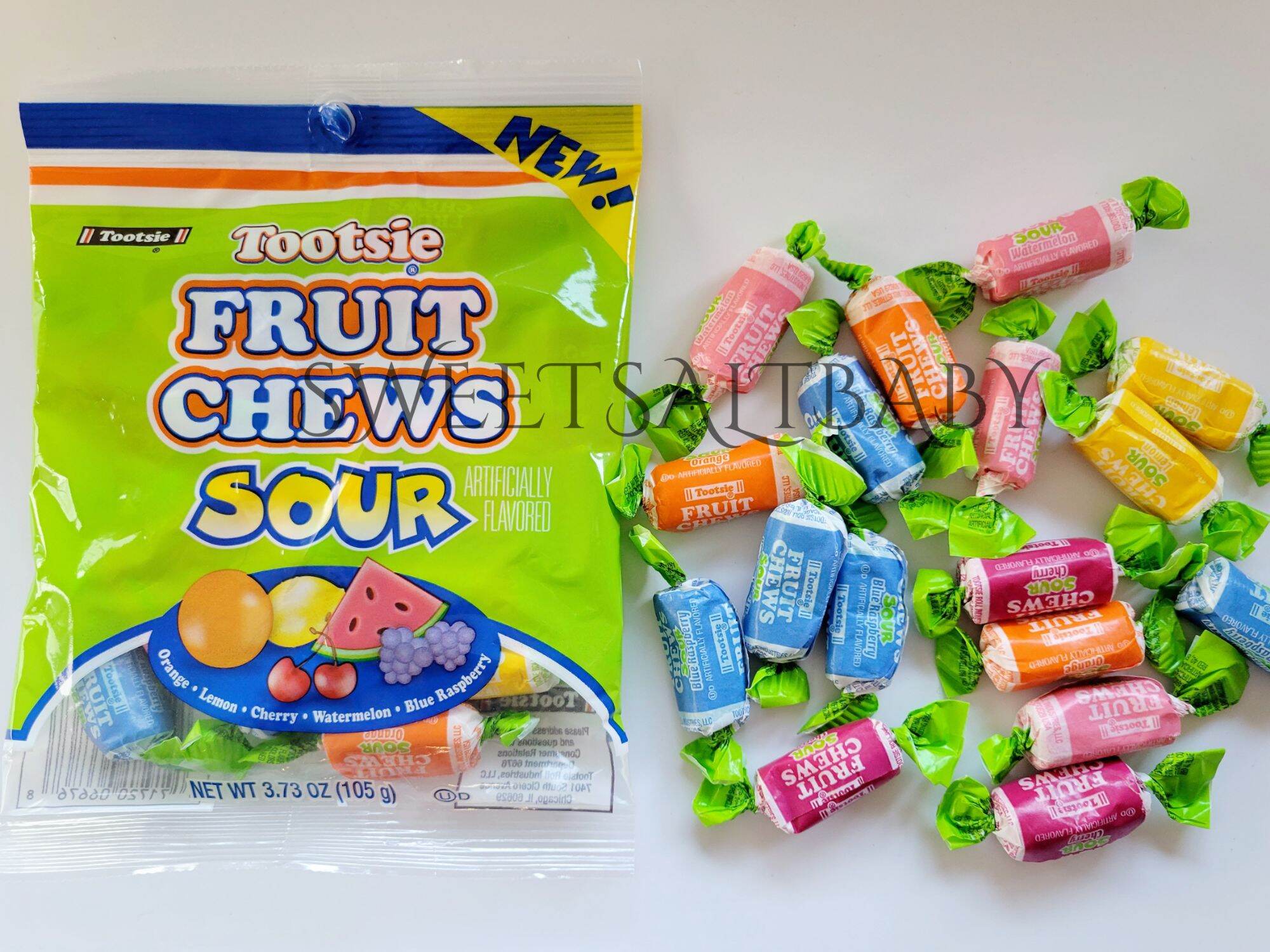 Tootsie Roll Fruit Chews SOUR candy (105g) | Lazada PH