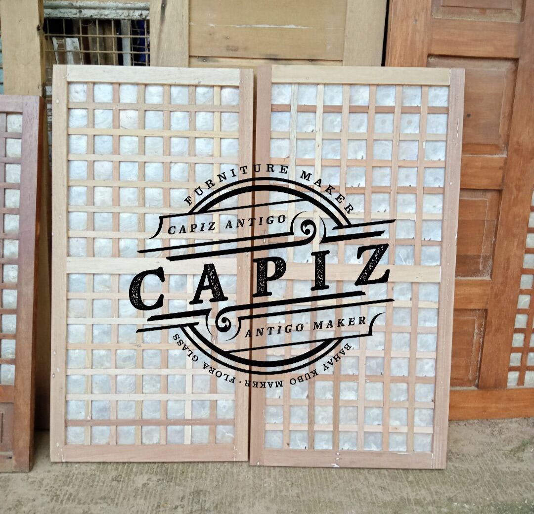 Capiz window 2x4 size (sold per pc) old wood use | Lazada PH