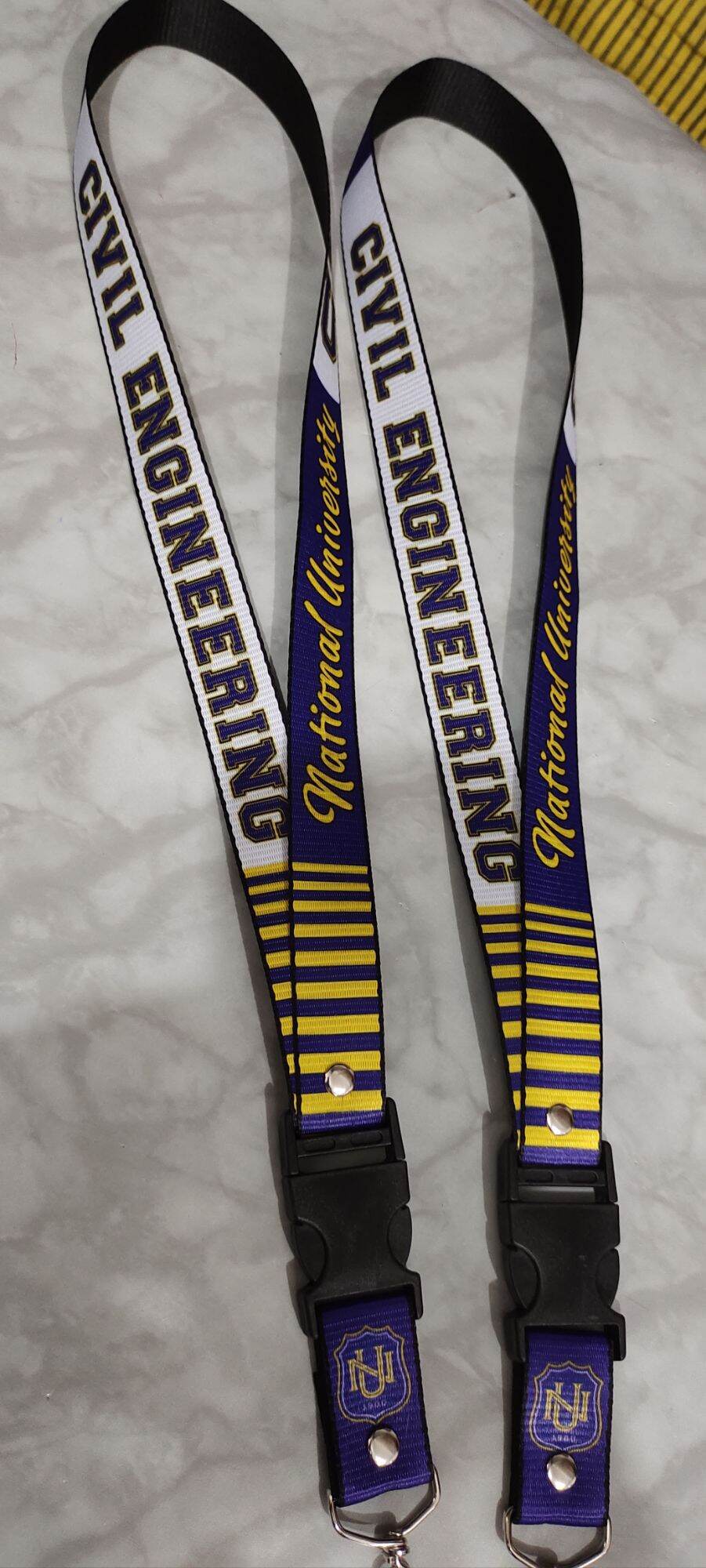 NU CIVIL ENGINEERING ID LACE LANYARDS | Lazada PH