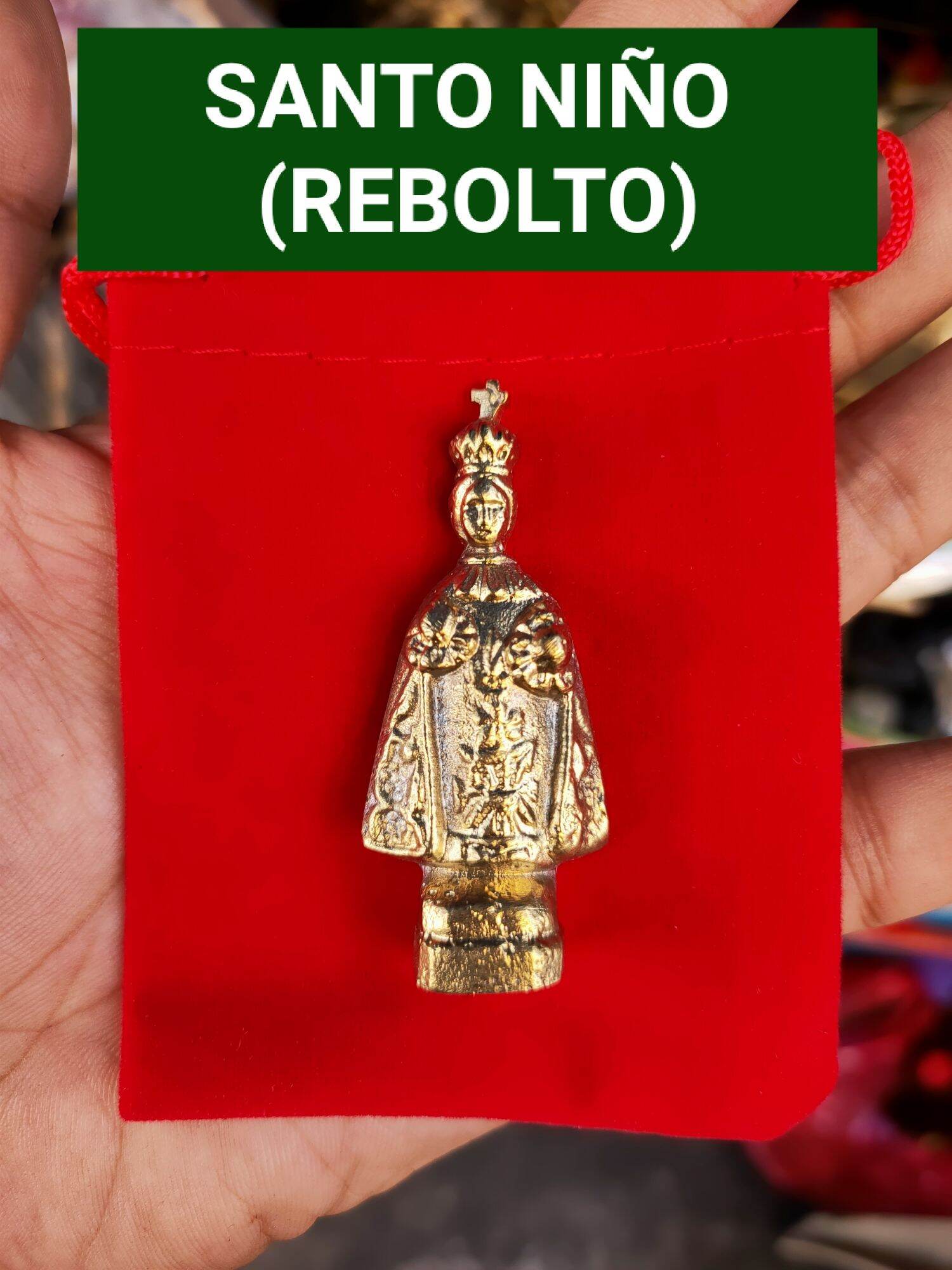 Santo Ninyo Rebolto gawa aa tanso with Free Pouch | Lazada PH