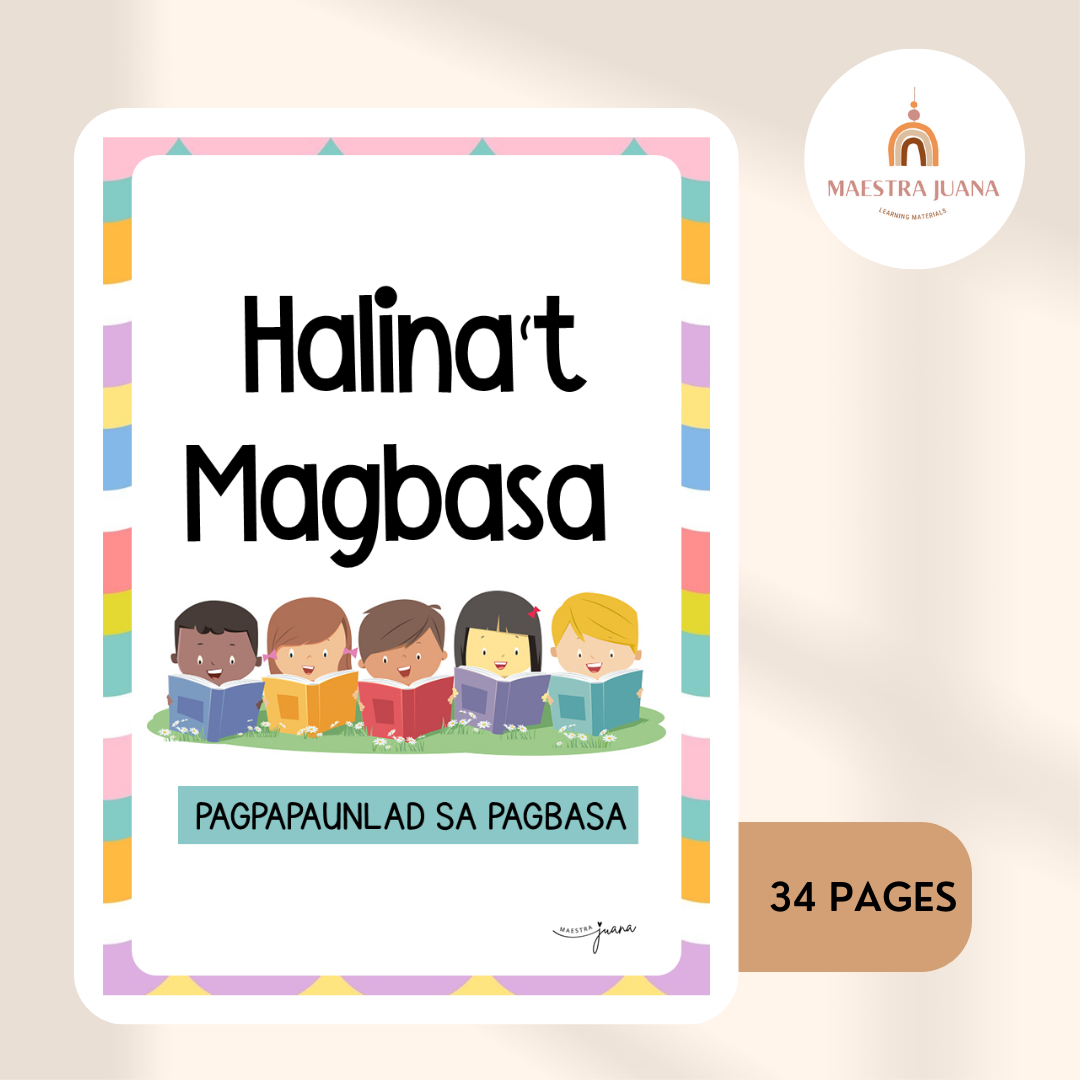HALINA'T MAGBASA BOOK | READING PRACTICE FOR KIDS | Lazada PH