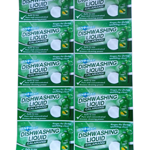 Dishwashing Liquid Sticker Label 1.5 x 2.5 inch | Lazada PH