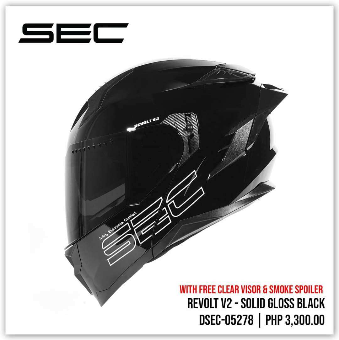 Sec Revolt V2 Modular Dual Visor Helmet | Lazada PH