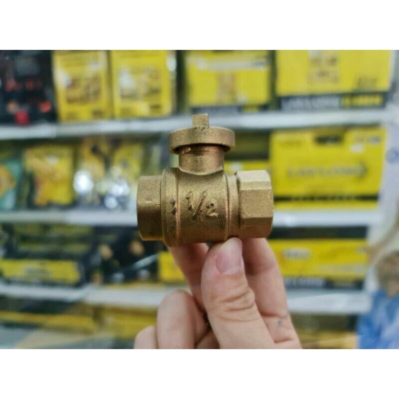 brass swing check valve 1/2 ball valve with lock wing for water meter ...