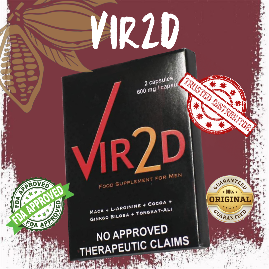 Vir2D Food supplement for Men 2 Capsules | Lazada PH