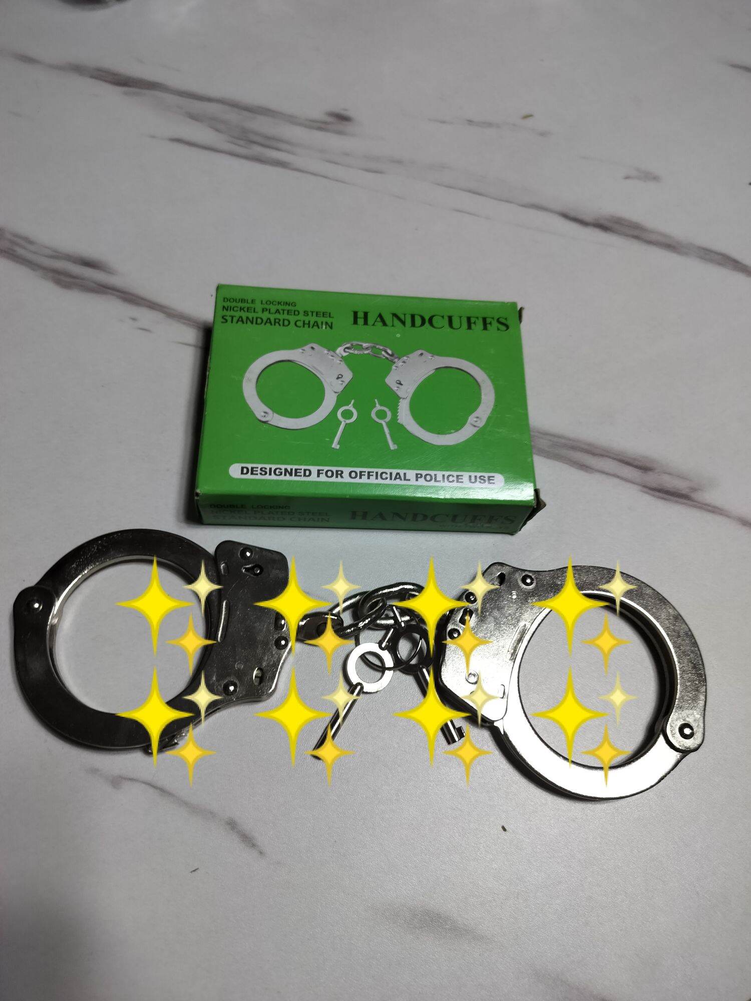(Hand cuffs) double lock and ordinary for Security Guard | Lazada PH