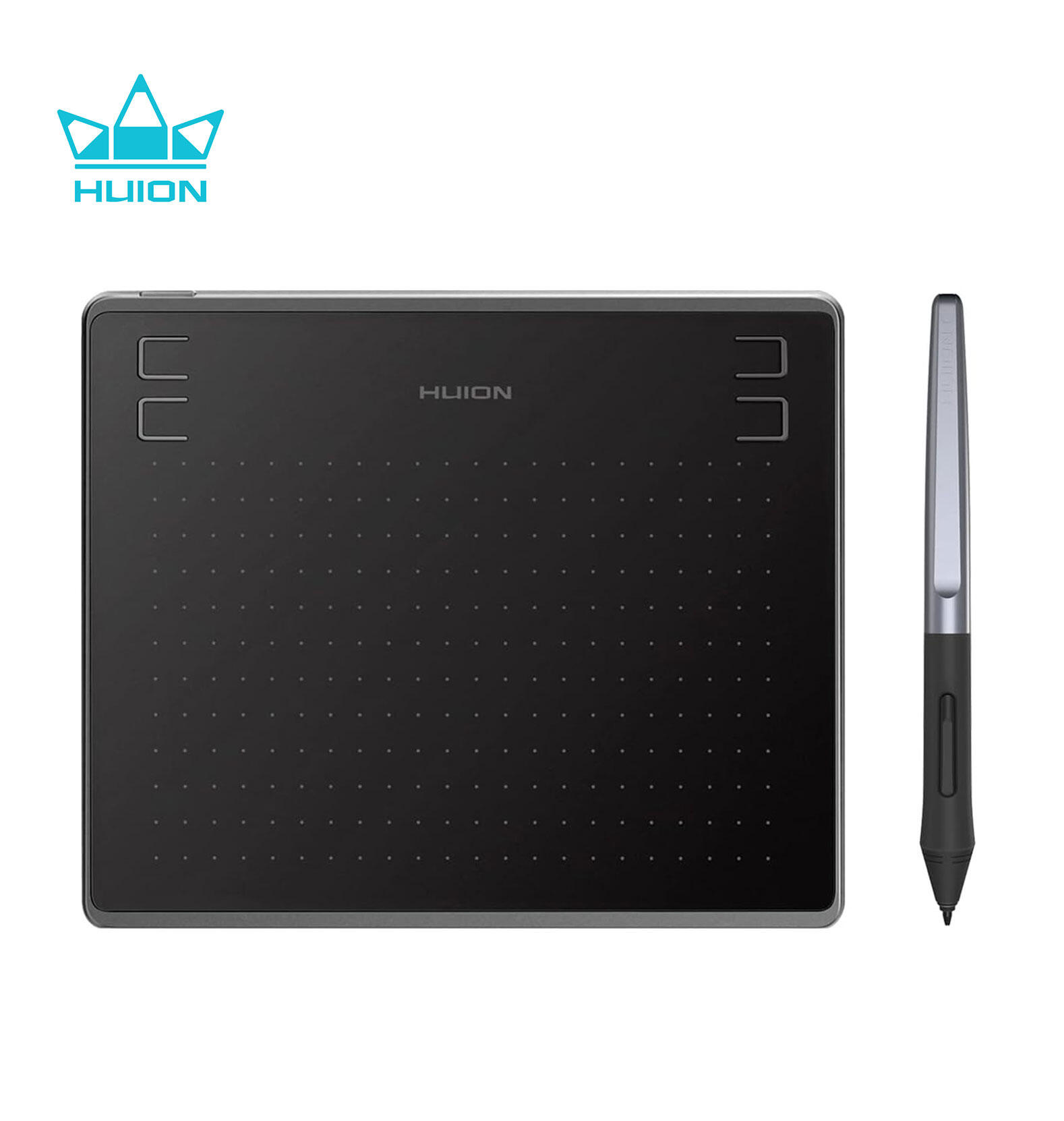 HUION HS64 Graphic Tablet 6Inch Drawing Tablets Digital Pen Pad Writing ...