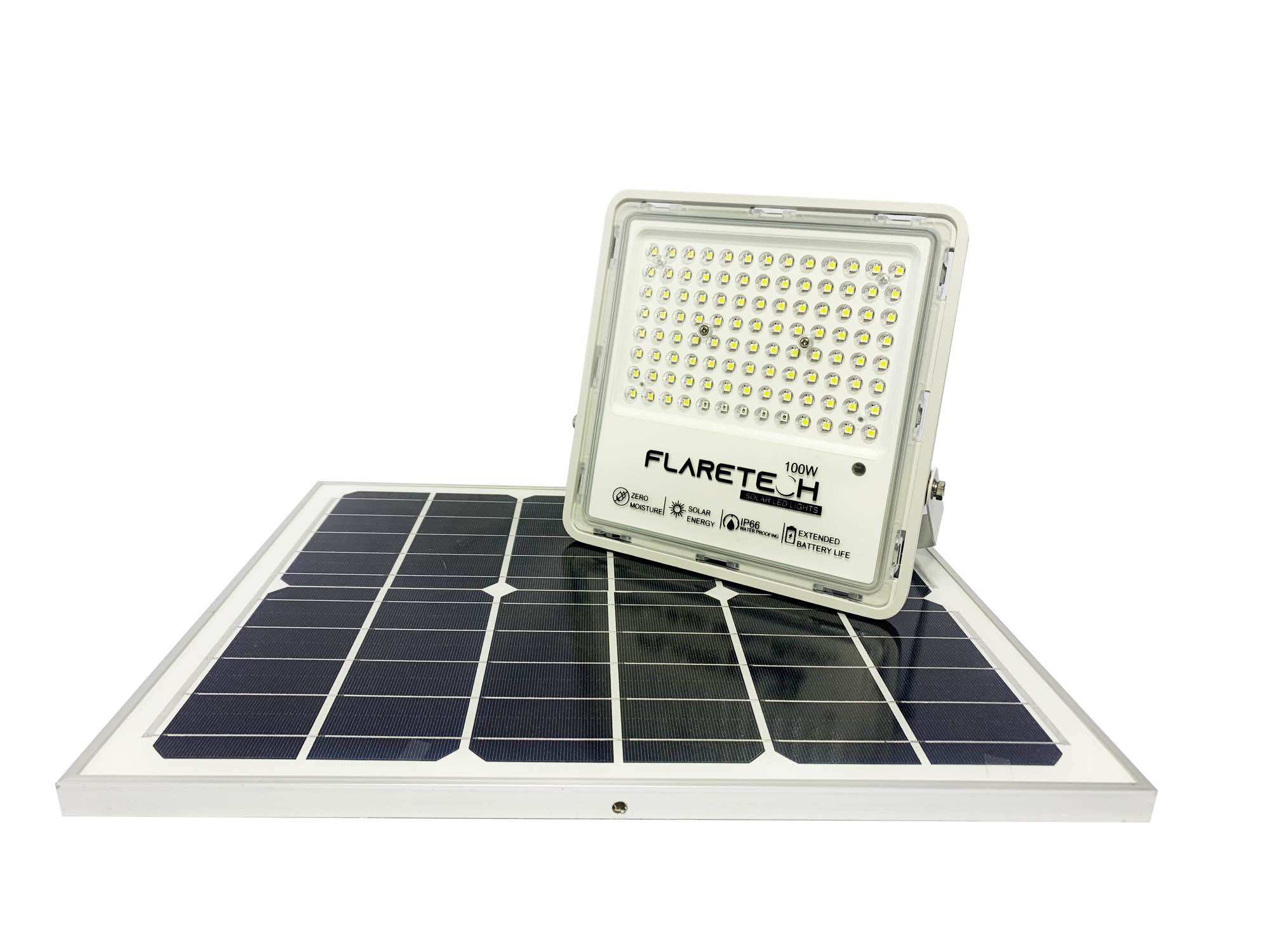 FLARETECH SOLAR FLOOD LIGHT PX SERIES 100W DAYLIGHT | Lazada PH