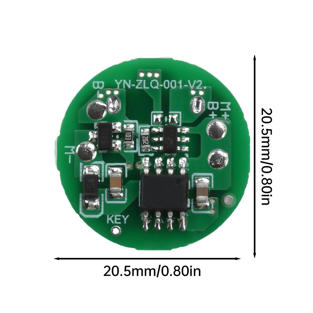 5W/10W High-Intensity LED Flashlight Driver Board Adjustable Circuit ...
