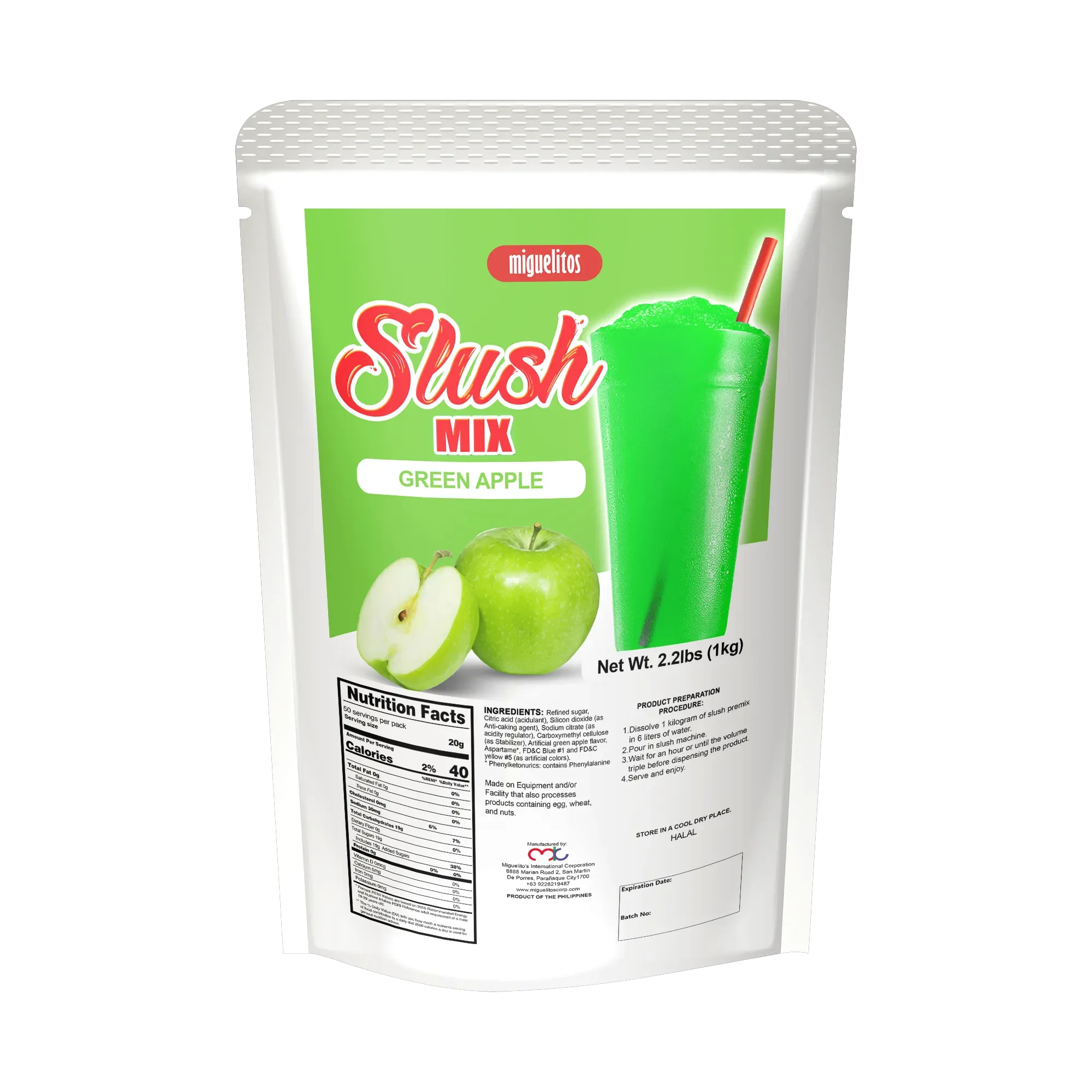Slush mix powder Slurpee 1kg | Lazada PH