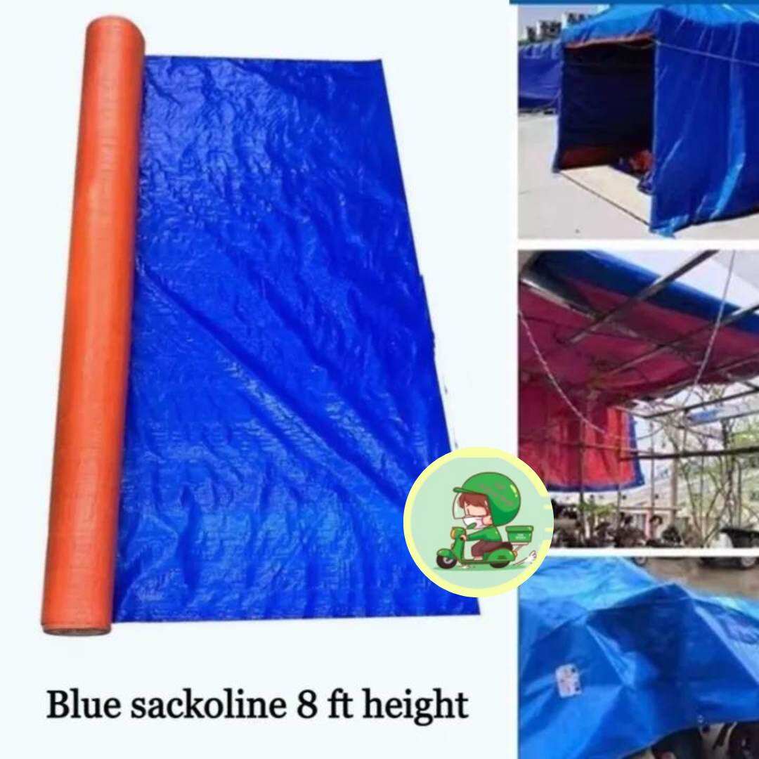 8ft taas Sako Lona MAKAPAL Blue Orange Super Laminated Per Meter sa ...