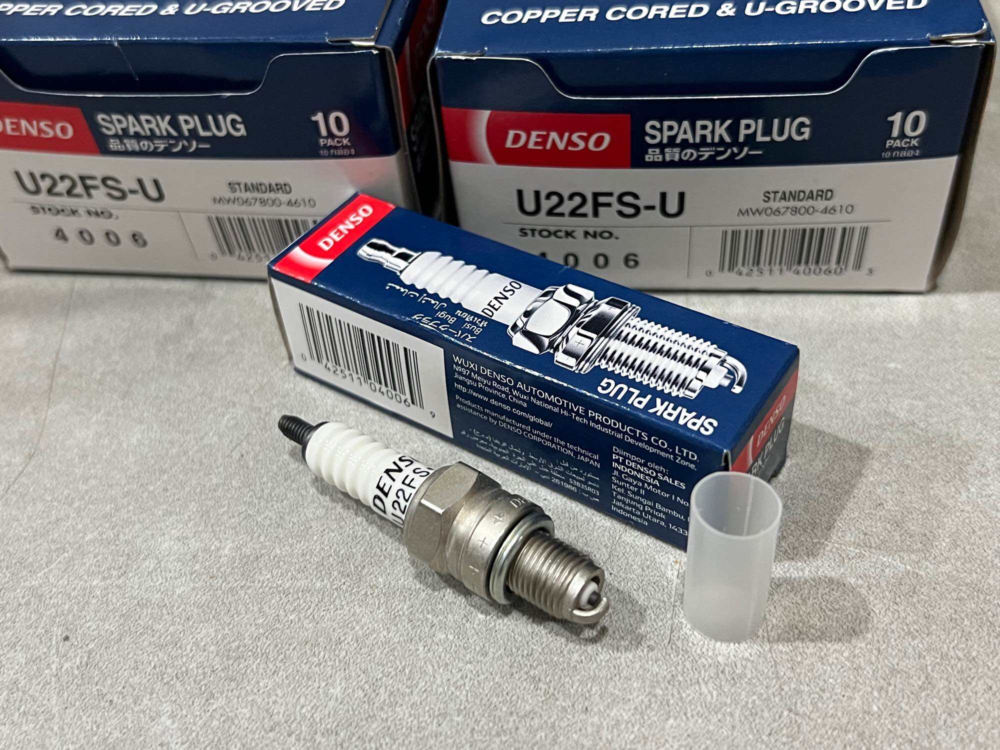 Original Denso Spark Plug for Yamaha Mio Sporty, Soulty, Fino, Mio Soul ...