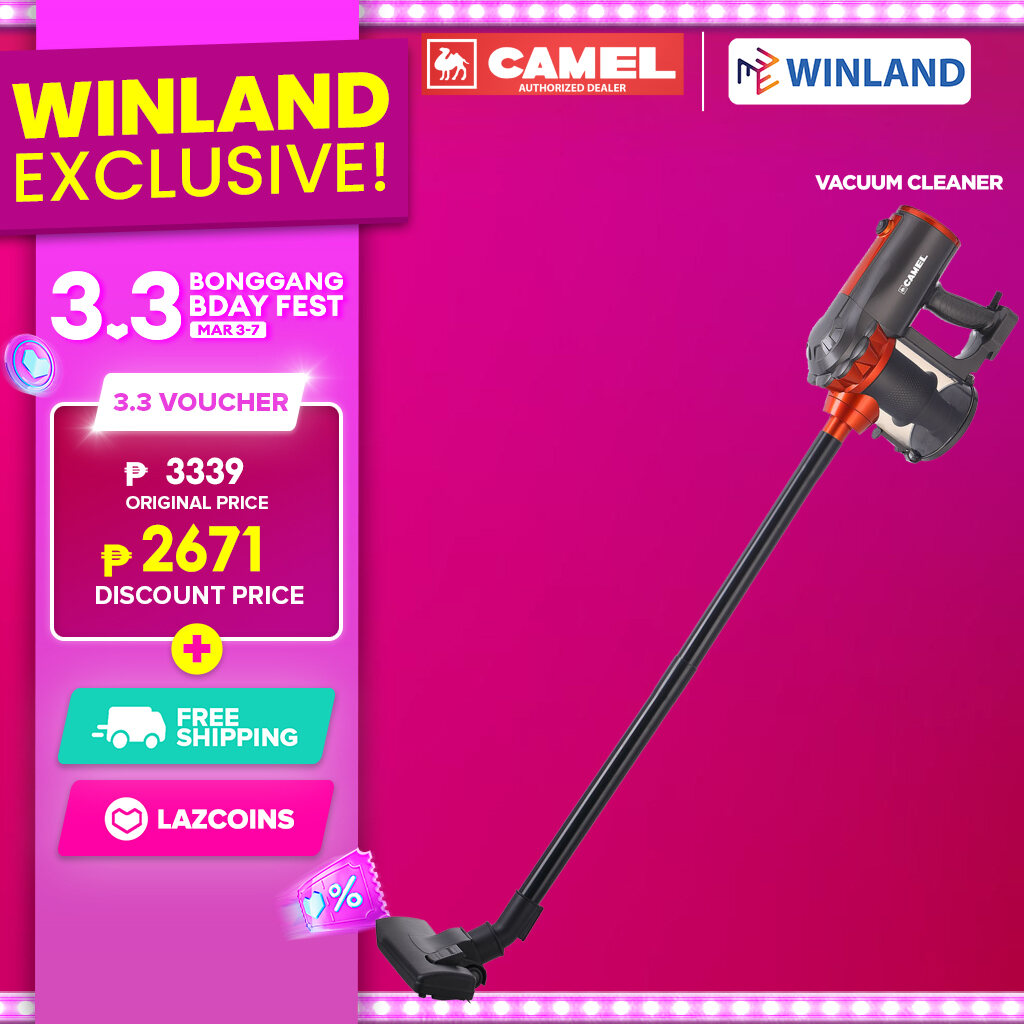 Camel by Winland 2-in-1 Handheld and Stick Vacuum 17KPa Power Suction ...
