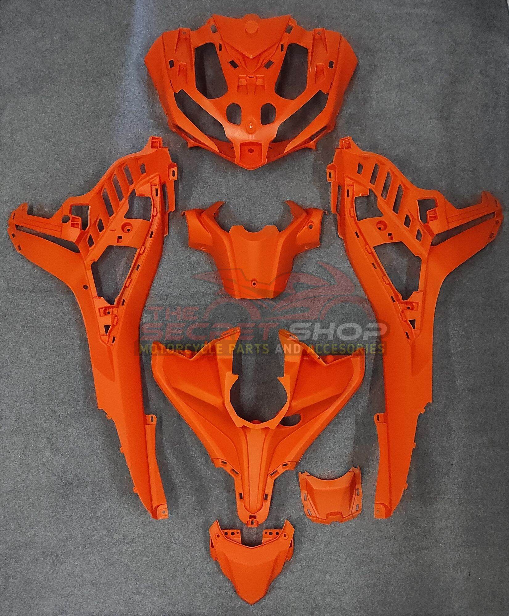 INNER FAIRINGS FOR SNIPER 155 - 7PCS (ORANGE ONLY) | Lazada PH
