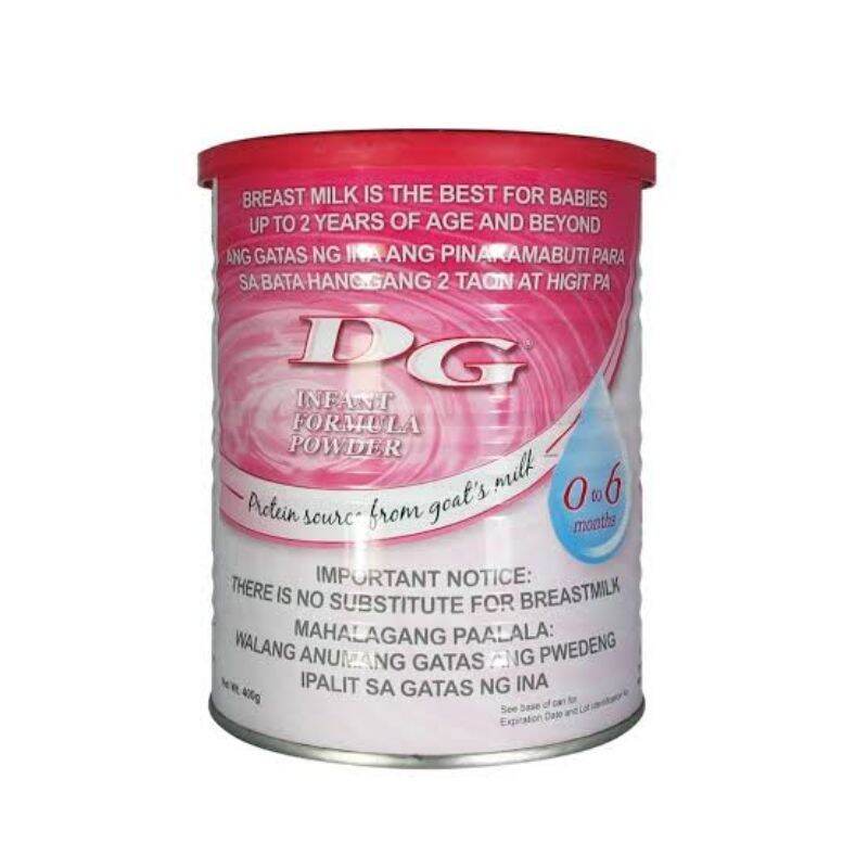 DG GOATS MILK O-6 mos400G/ 1 TO 3 YRS OLD 400G | Lazada PH
