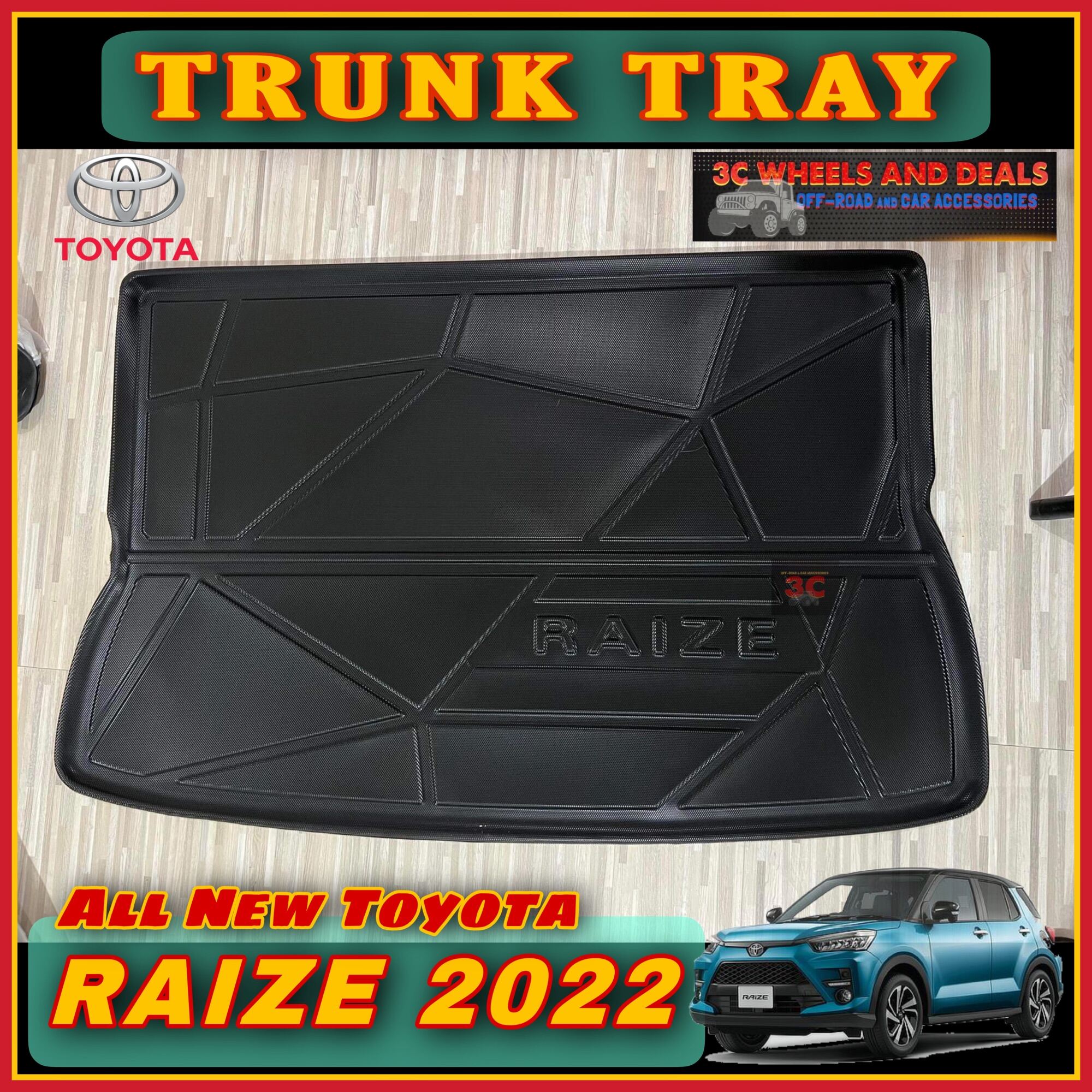 TOYOTA RAIZE 2022 TRUNK TRAY (raize accessories) | Lazada PH