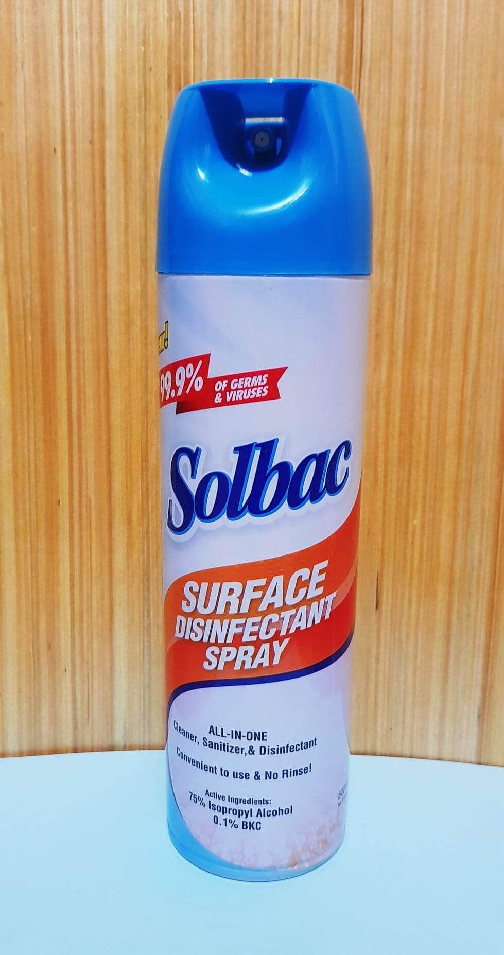 Solbac Surface Disinfectant Spray 500 ml | Lazada PH