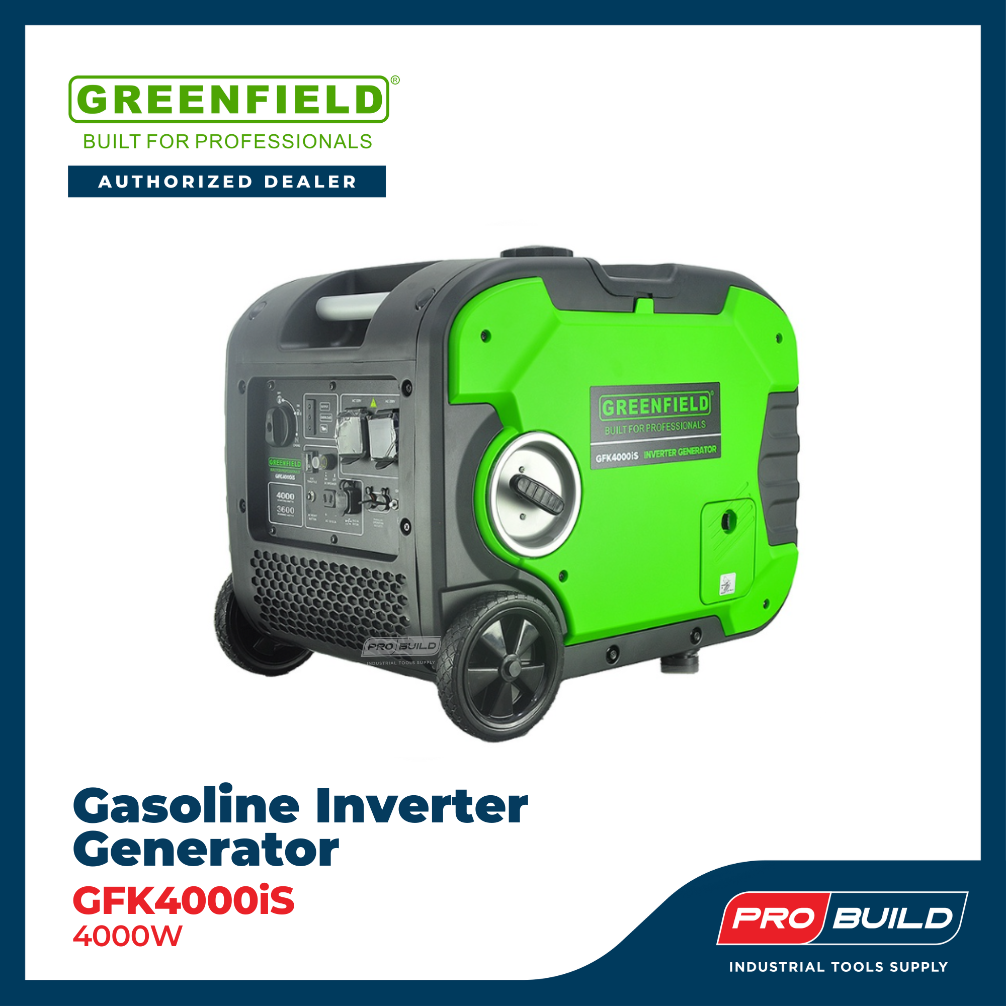 Greenfield Gasoline Generator 4000W GFK4000IS (INVERTER TYPE) | Lazada PH