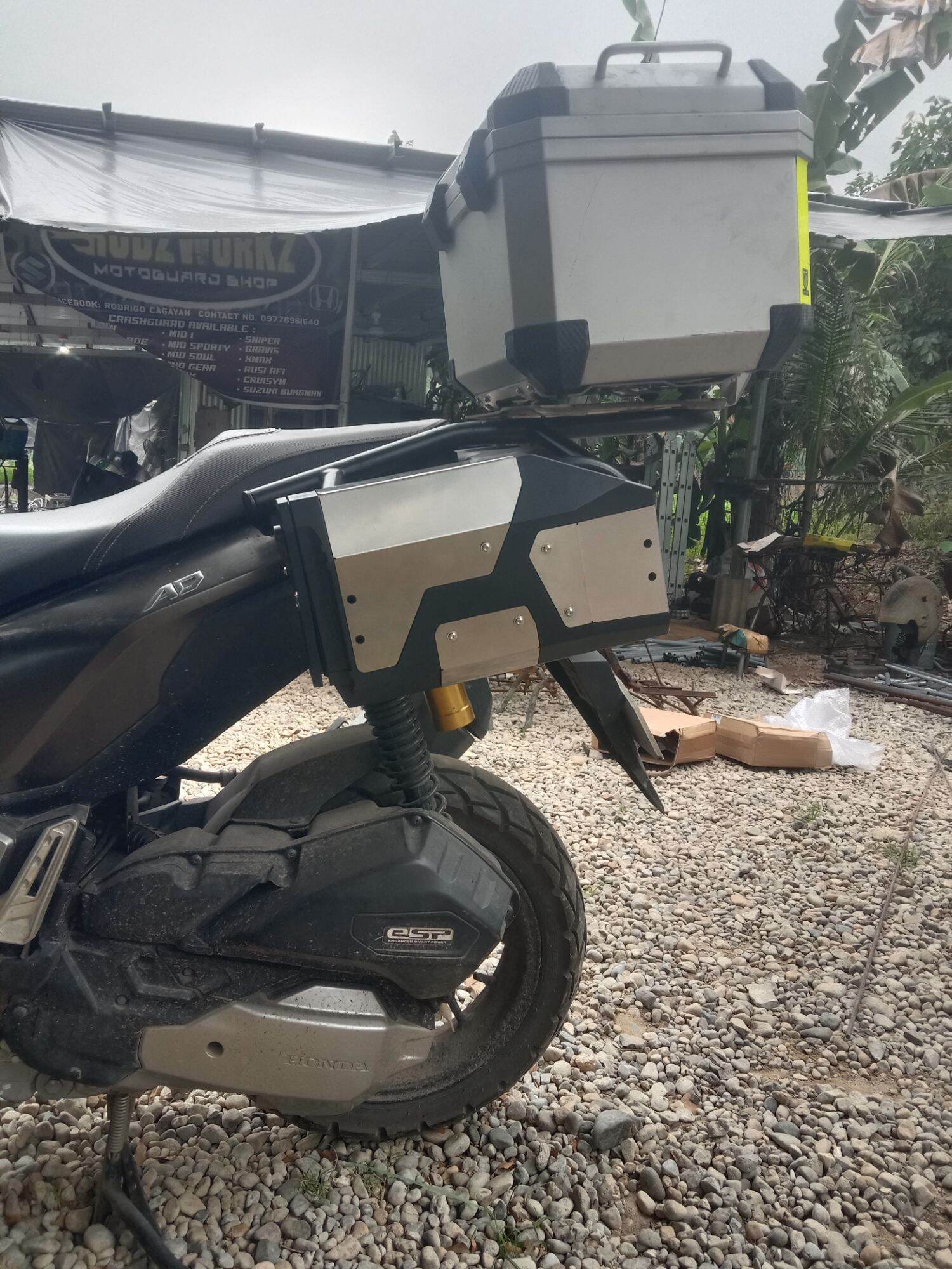 HONDA ADV 150-BRAKET BOX WITH SIDE PANNIER (heavy duty) | Lazada PH