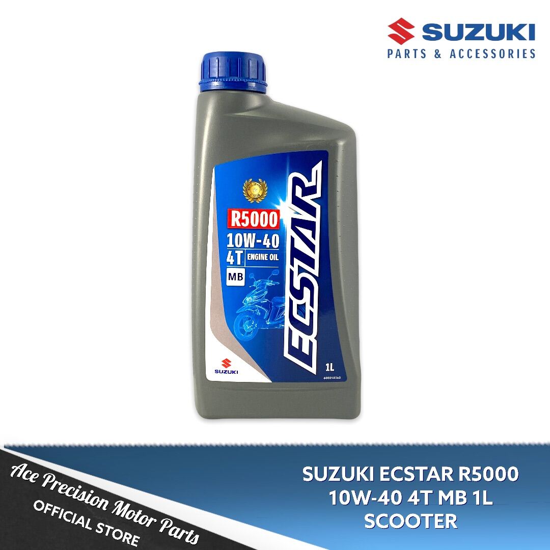 Suzuki Genuine Oil Ecstar R5000 10W-40 1L MB (Scooter) | Lazada PH