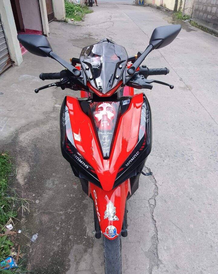 HONDA CLICK V2 click v4 and click v3 visor + bracket + sidemirror SET ...