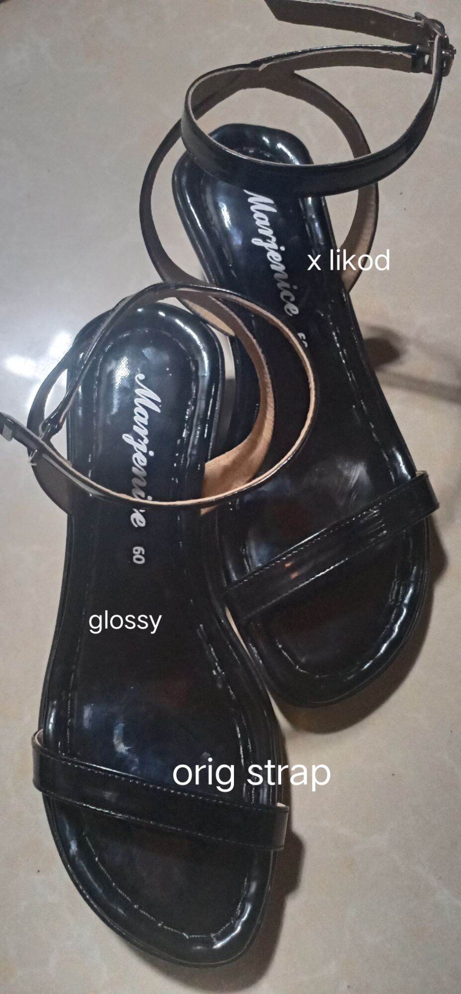 Marjenice Duty Sandals Orig Strap,X likod, Glossy,Wedge/Heels | Lazada PH