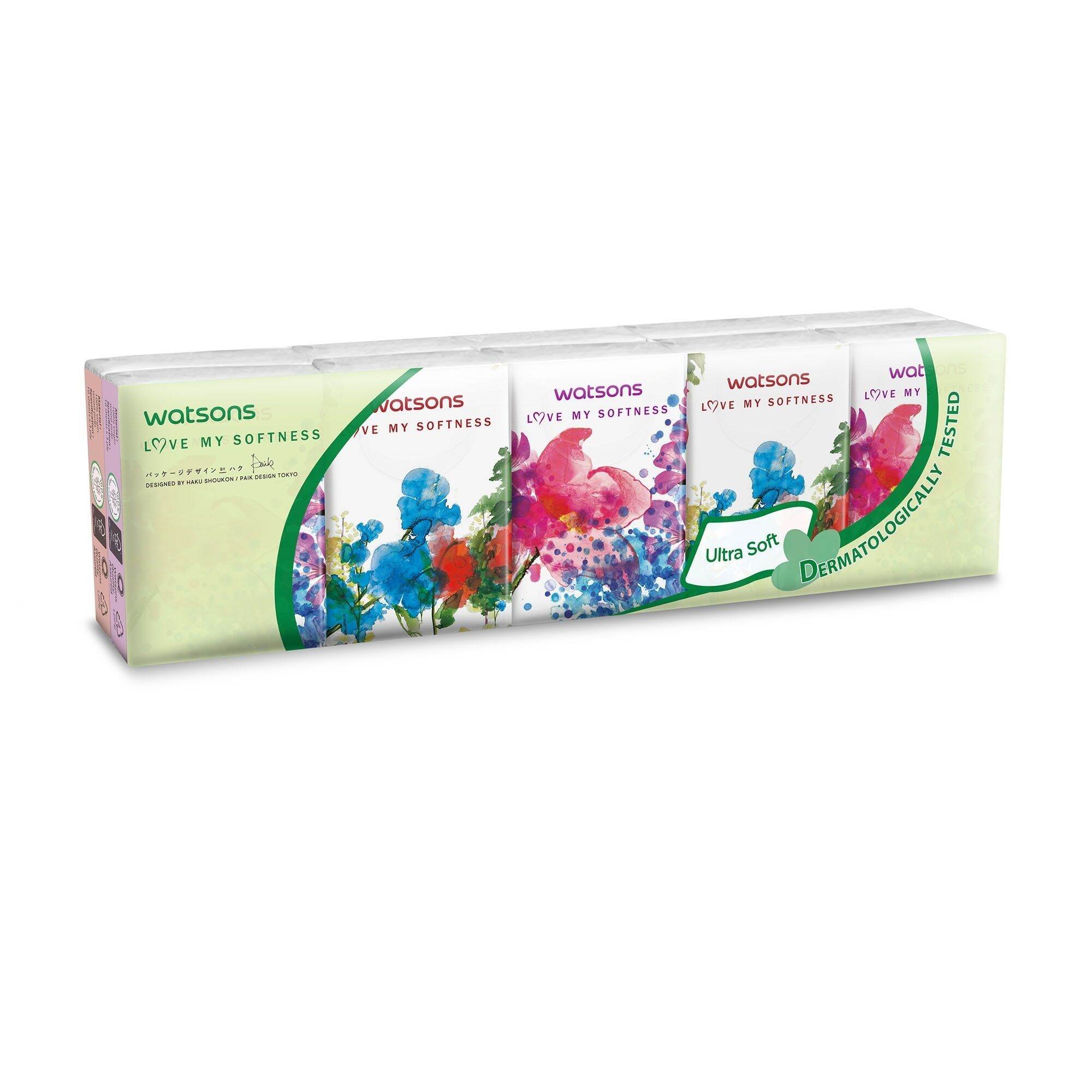 Watsons Hankies Mini Tissue 3ply(10packs) | Lazada PH