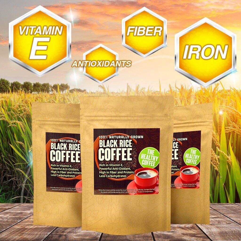 Black Rice Coffee Kapeng Probinsya Instant Organic Herbal Coffee 100g ...